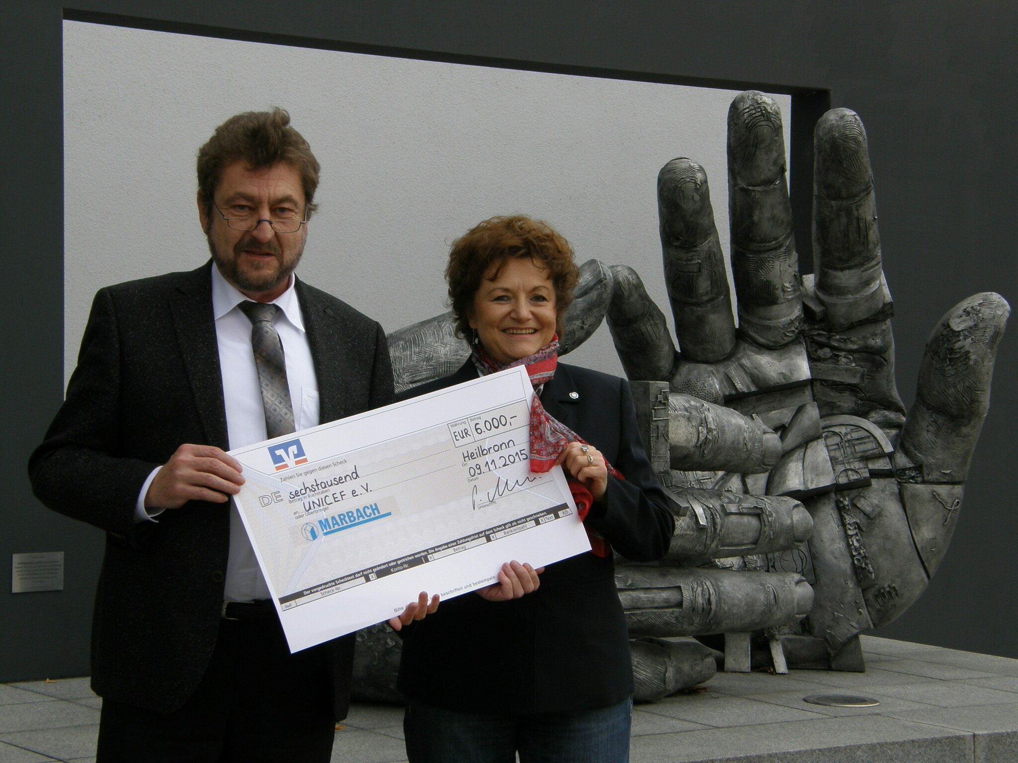 UNICEF Spende der Karl Marbach GmbH & Co. KG - Heilbronn