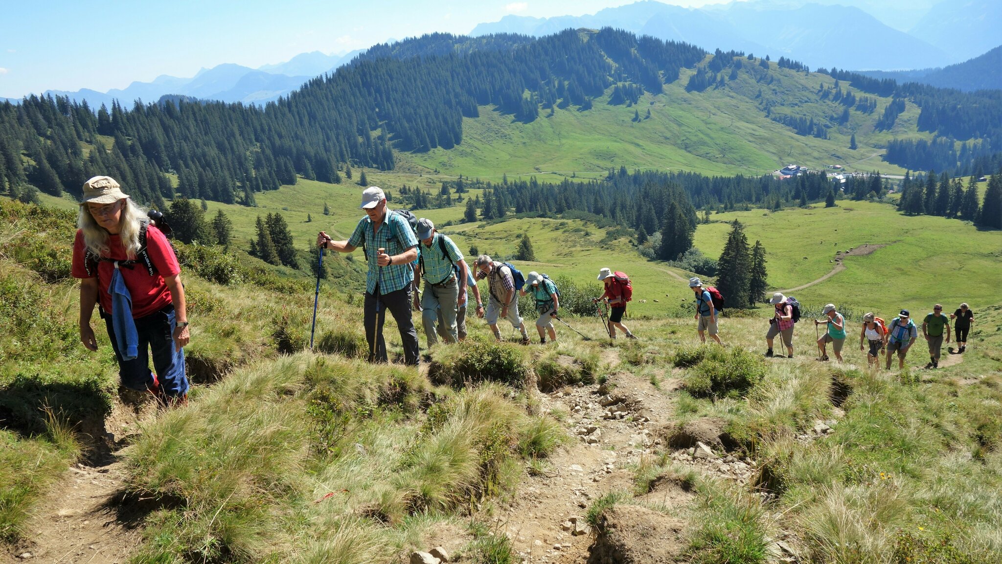 Bergwandern in den Allgäuer Alpen - Talheim