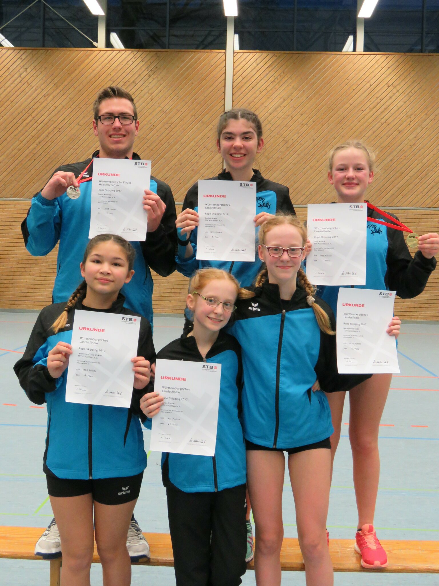 Kemnitz für die deutschen Meisterschaften, Kress und Mulack für das ...