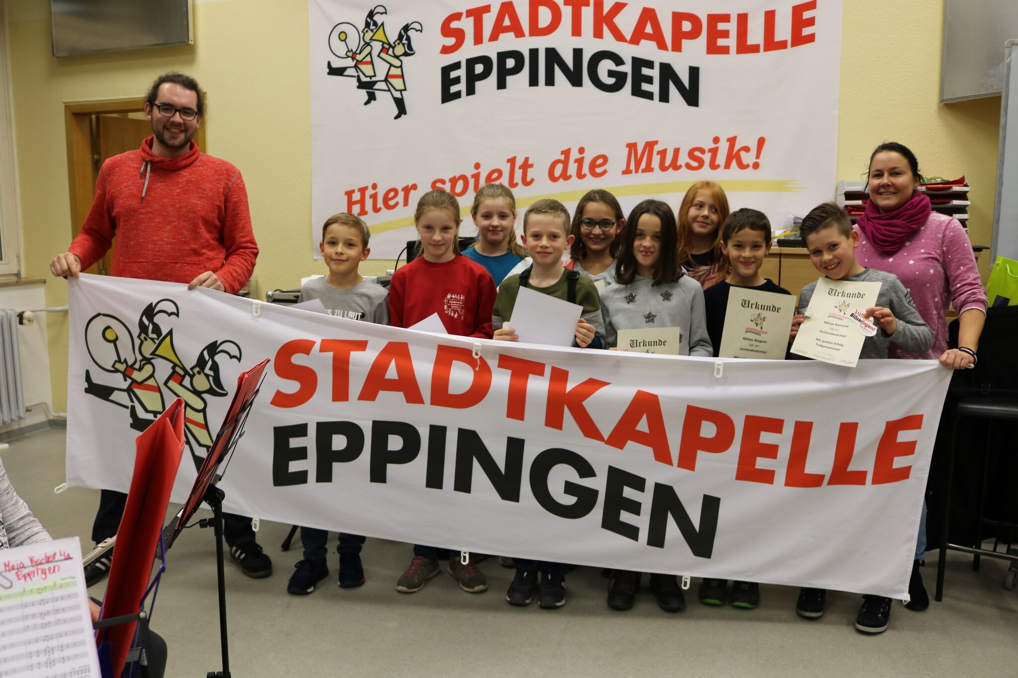 Juniorabzeichen bei der Stadtkapelle - Eppingen
