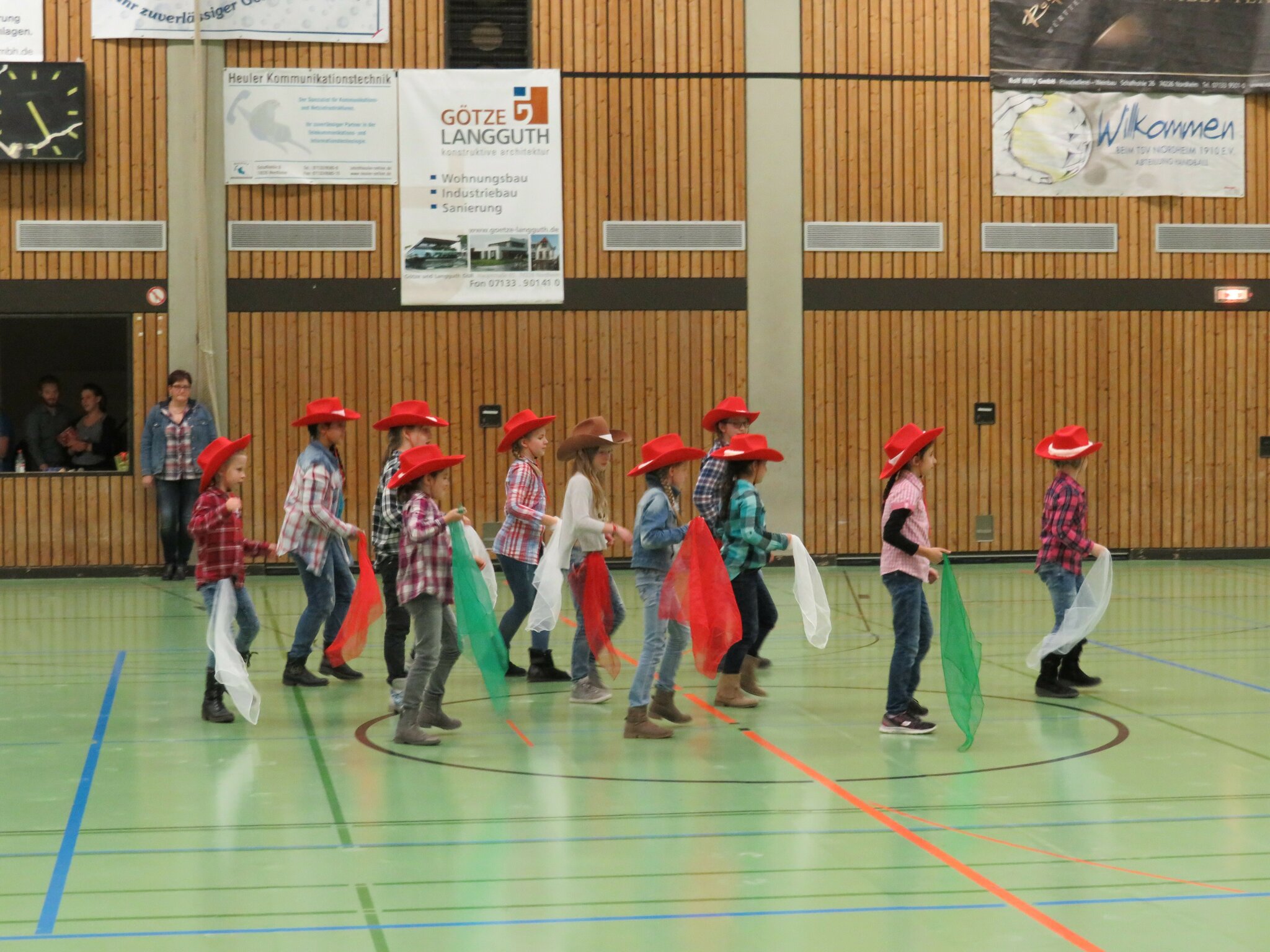 Auftritt der Line Dance Kids - Nordheim