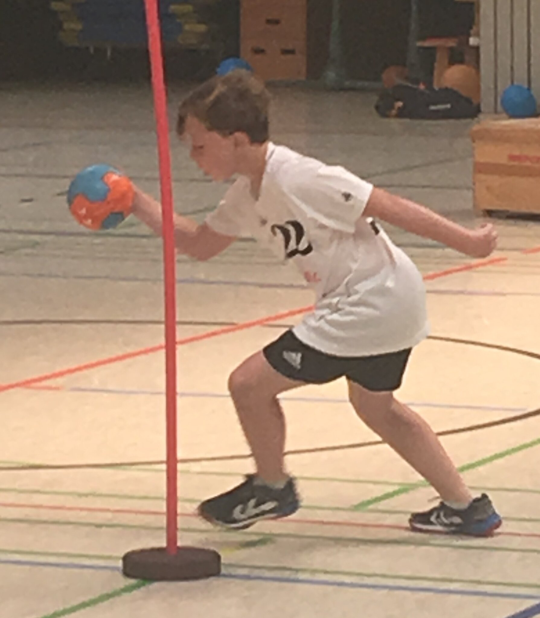 Tim Brenner aus Richen beim Bezirksentscheid der VR-Talentiade - Eppingen