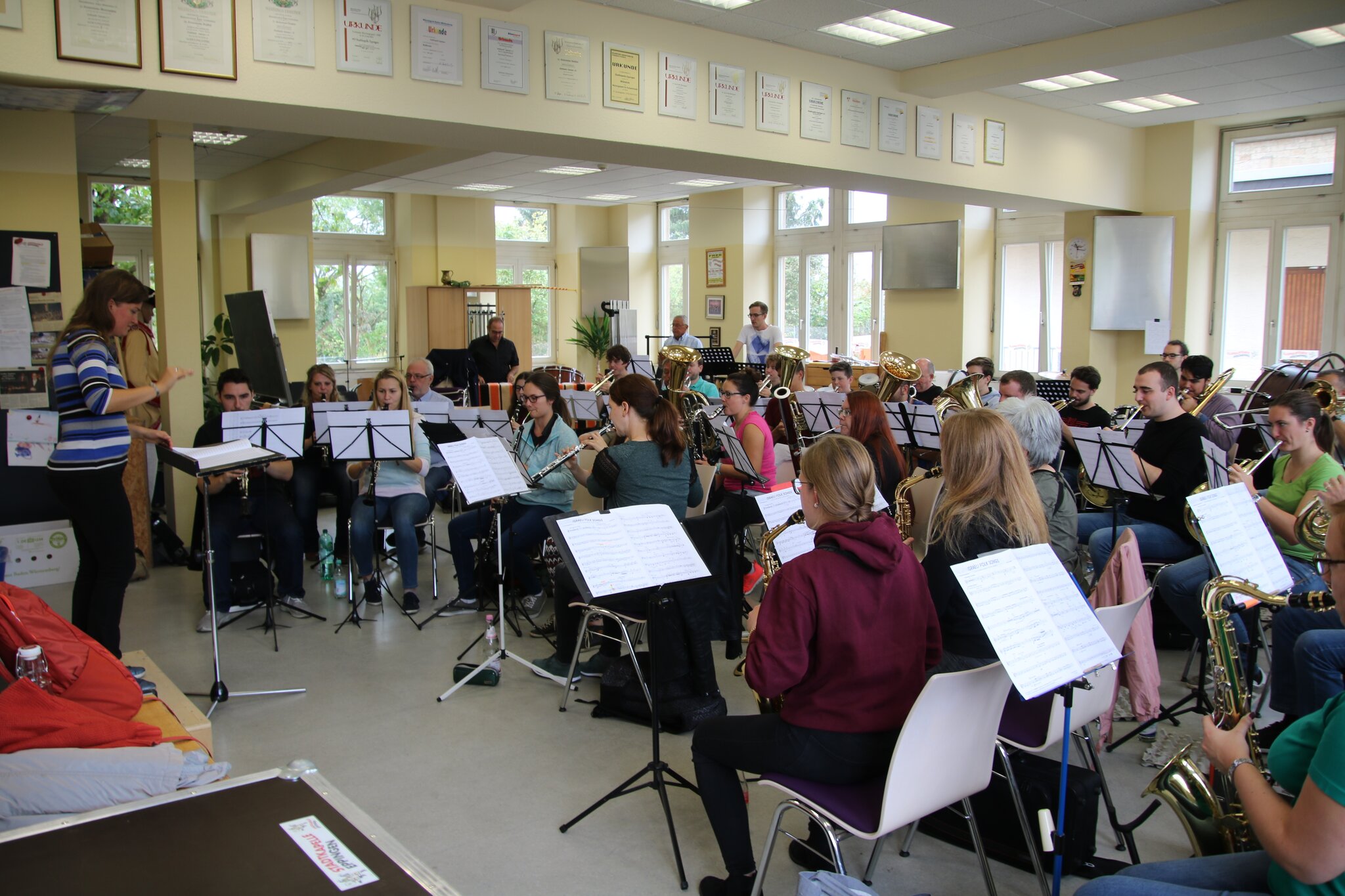 Komponistin Eva Fodor leitete Probe - Eppingen