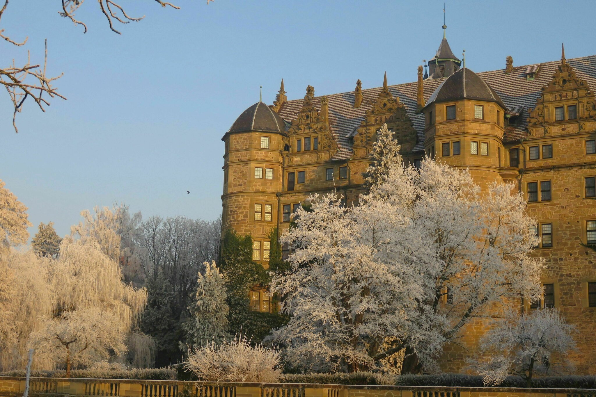 Schloss Neuenstein im Winterzauber - Neuenstein