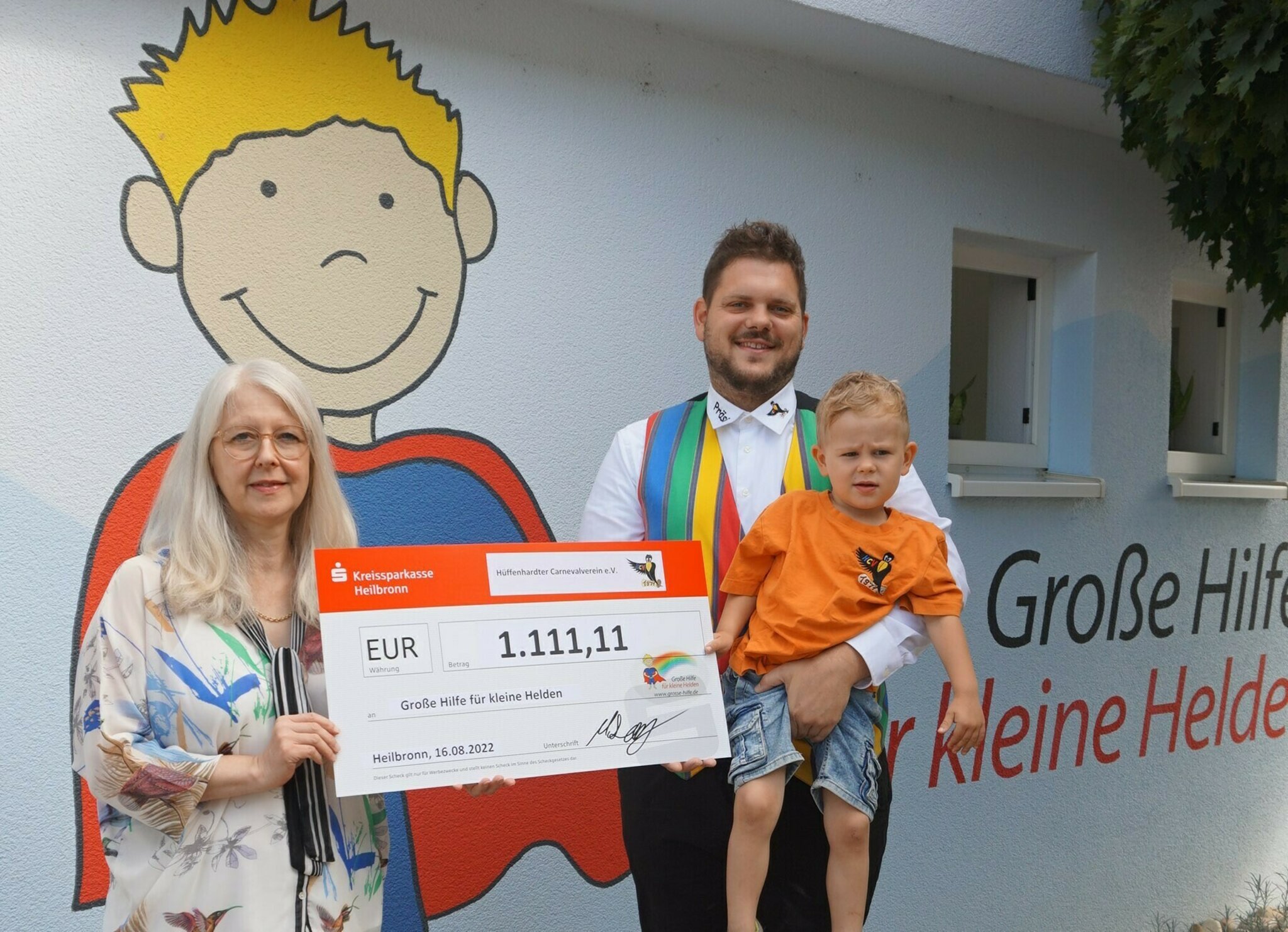 Hiffelder Carnevalisten spenden für „kleine Helden“ - Heilbronn