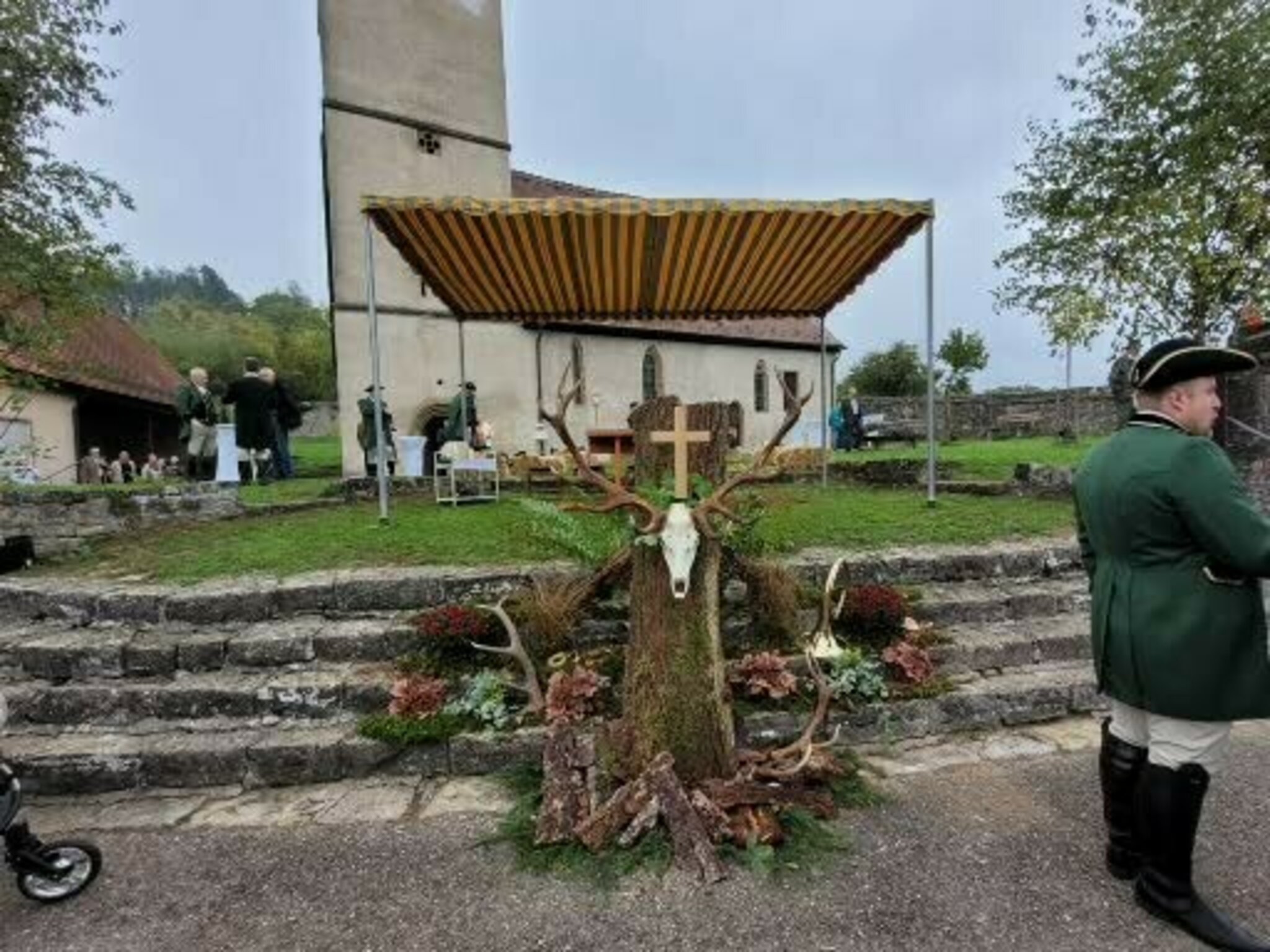 Hubertusmesse vor der Gangolfskapelle - Heilbronn