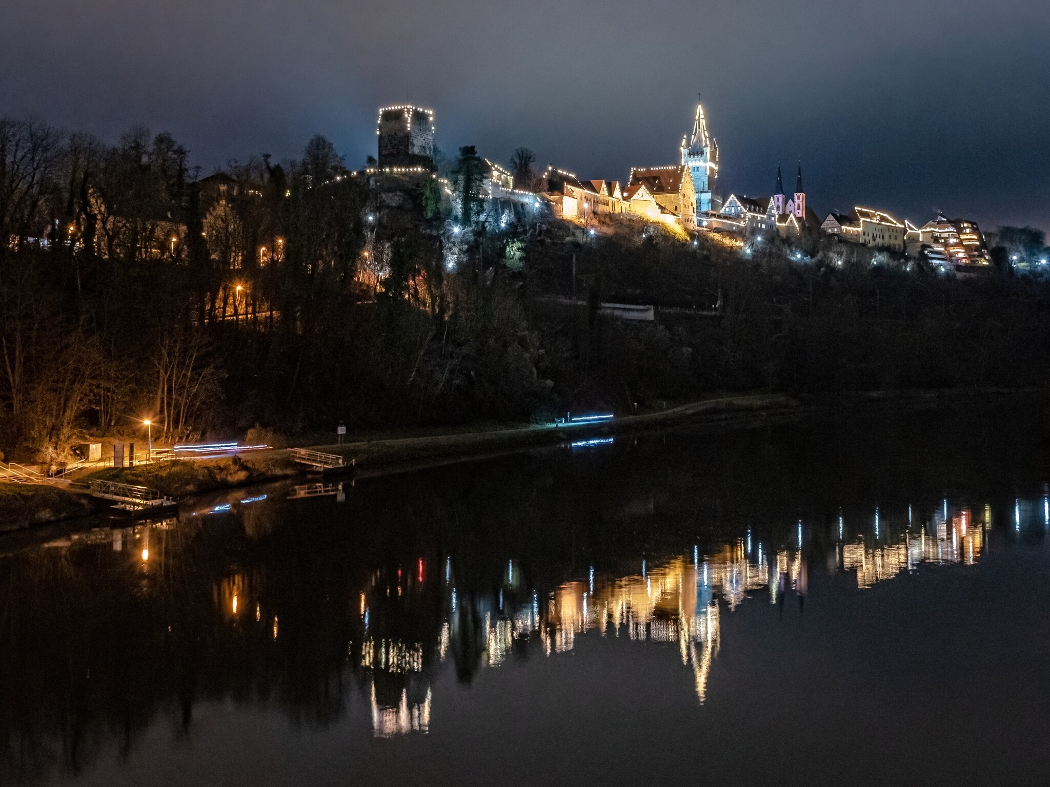 Neckartal: Bad Wimpfen * eine der schönsten Stadtsilhouetten - Bad Wimpfen
