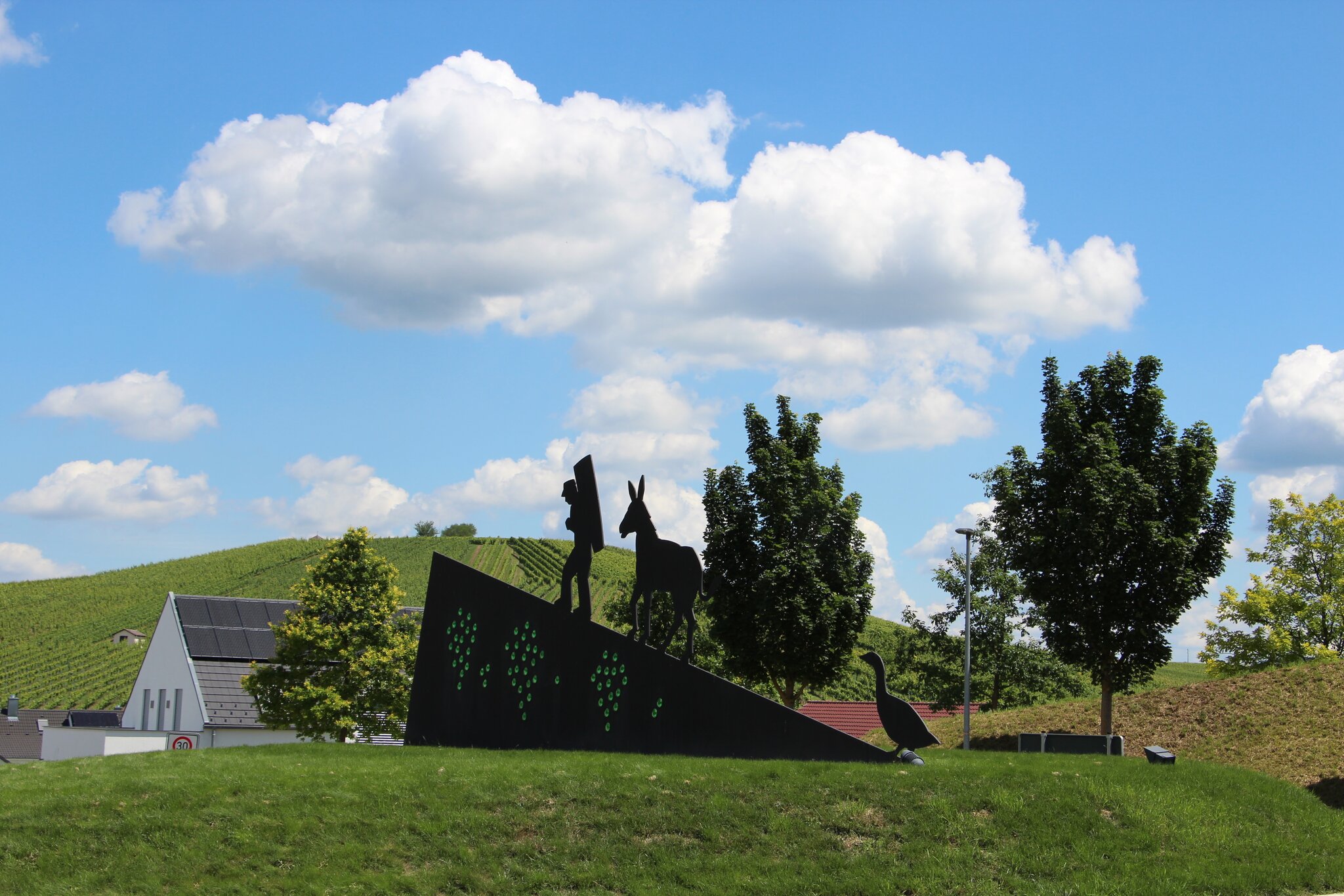 Kunst im Kreisel: Der Gemeinde Flein - Flein
