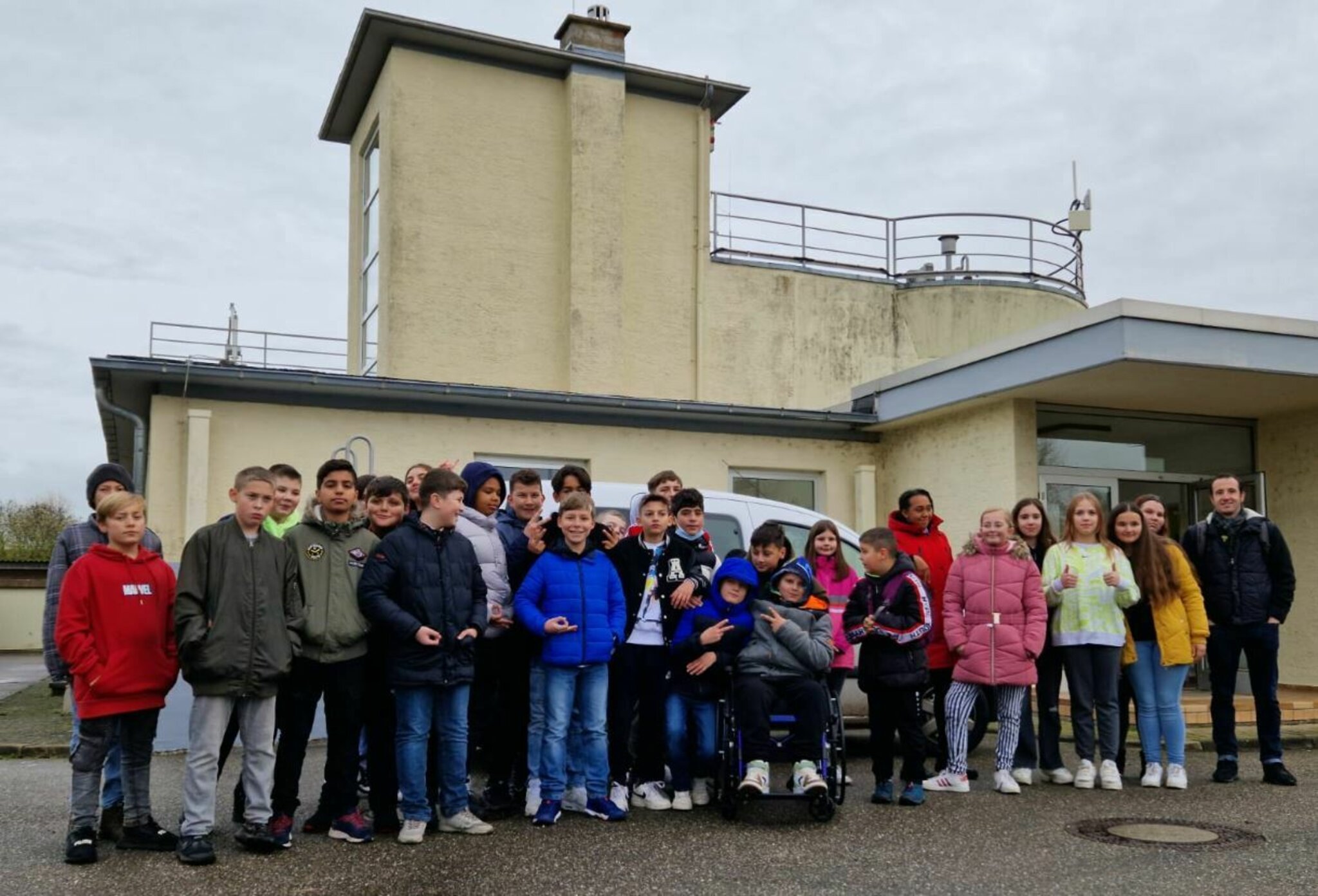 Hellbergschule Eppingen: Besuch der Sechstklässler in der Kläranlage Eppingen - Eppingen