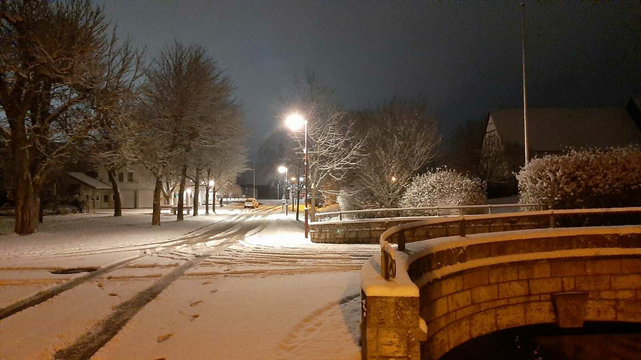 Wintermorgen in Hollenbach: Impressionen auf dem Weg zum HollenBäcker ...