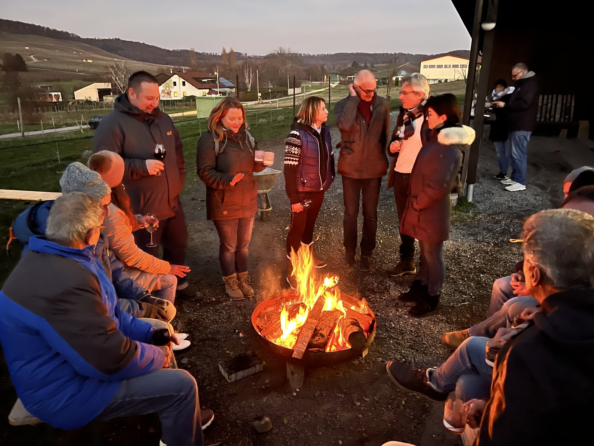 Glühweintreff der Bürgerstiftung Flein: Ideales Glühweinwetter - Flein