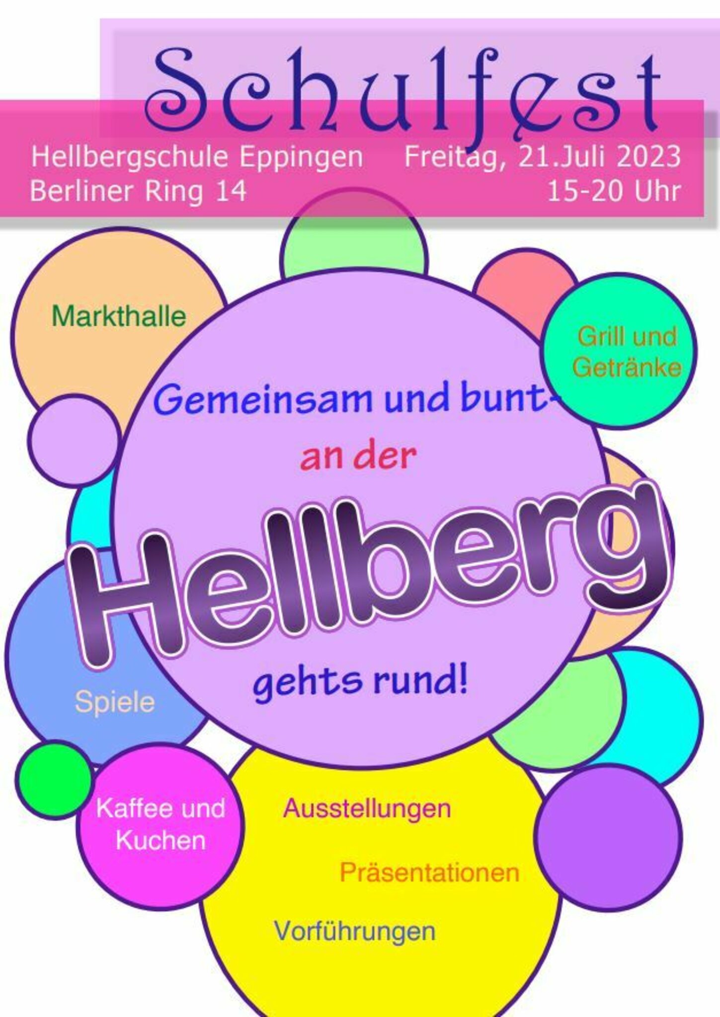 Hellbergschule Eppingen: Lasst uns feiern - Eppingen