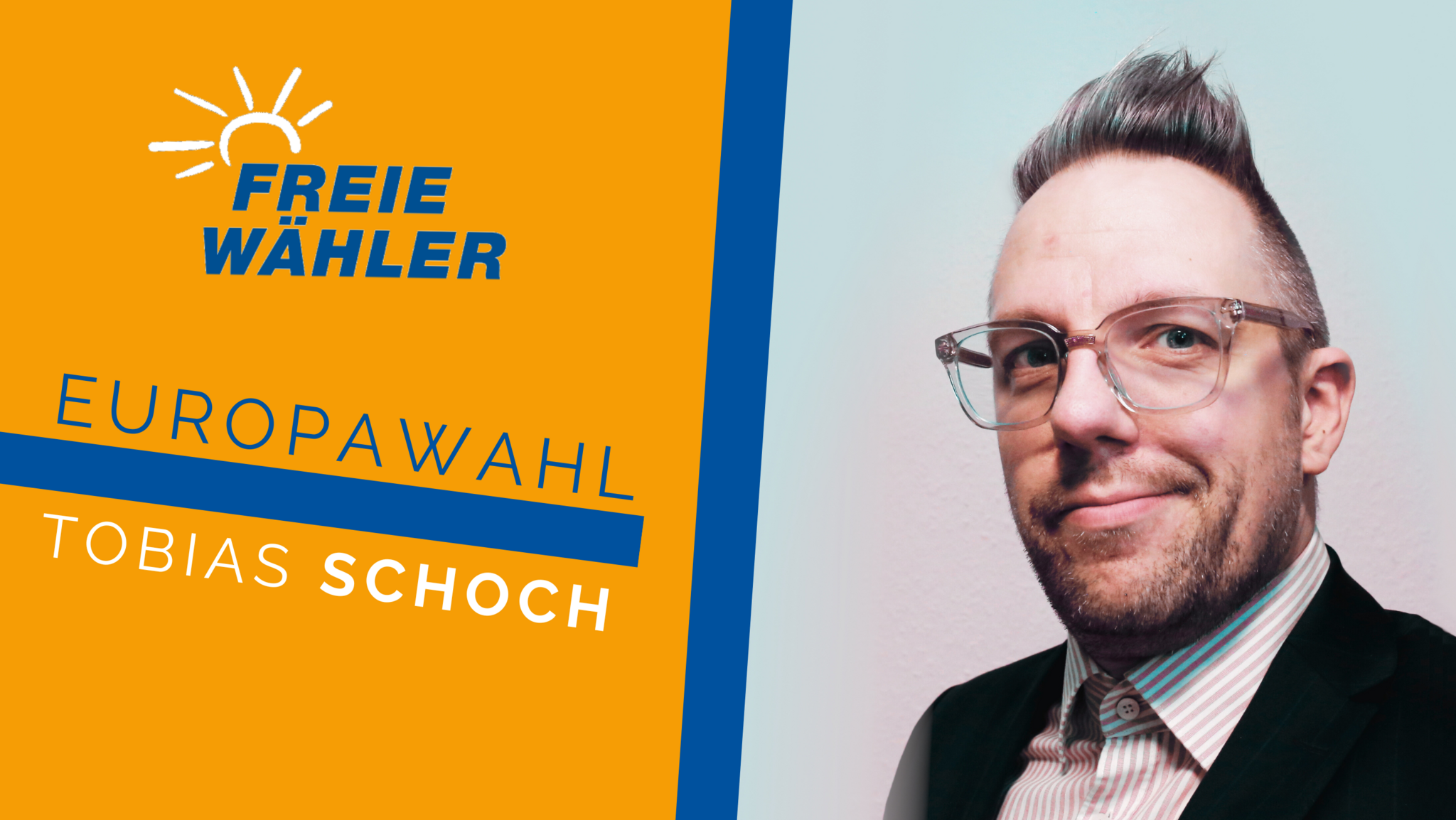 Innovativ zur Europawahl: Tobias Schoch als Kandidat der FREIEN WÄHLER ...
