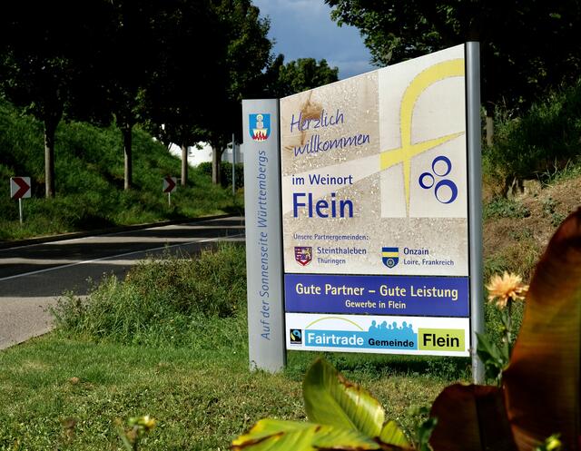 Ortseingänge: Die Gemeinde Flein - Flein