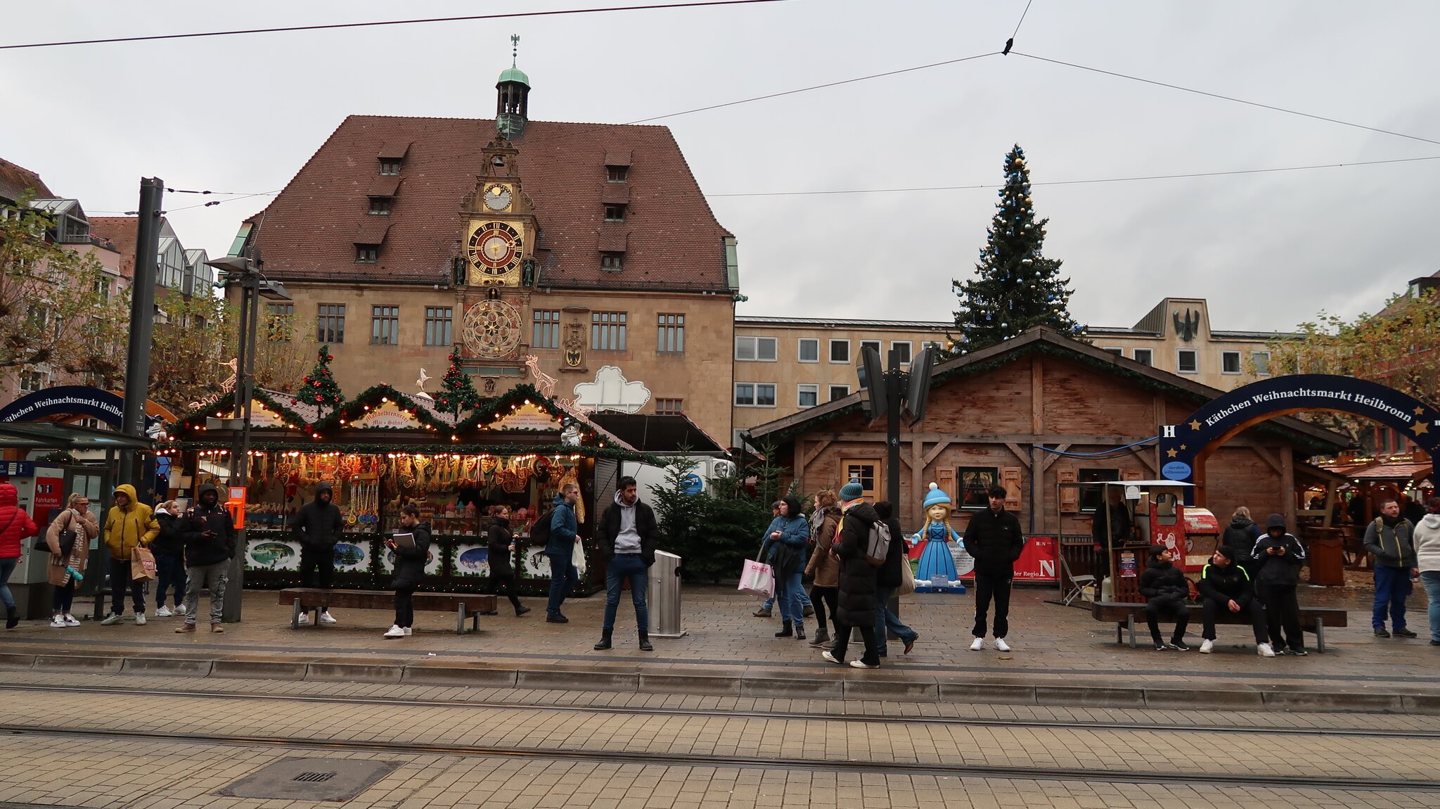 Heilbronn: Auf dem Weihnachtsmarkt, in der Innenstadt von Heilbronn. - Heilbronn