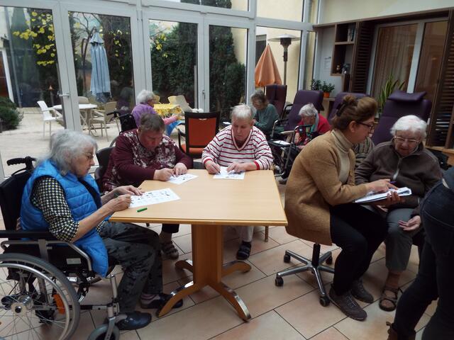 Die MAKS-Therapie ist im Seniorenlandhaus Abstatt wieder angelaufen ...