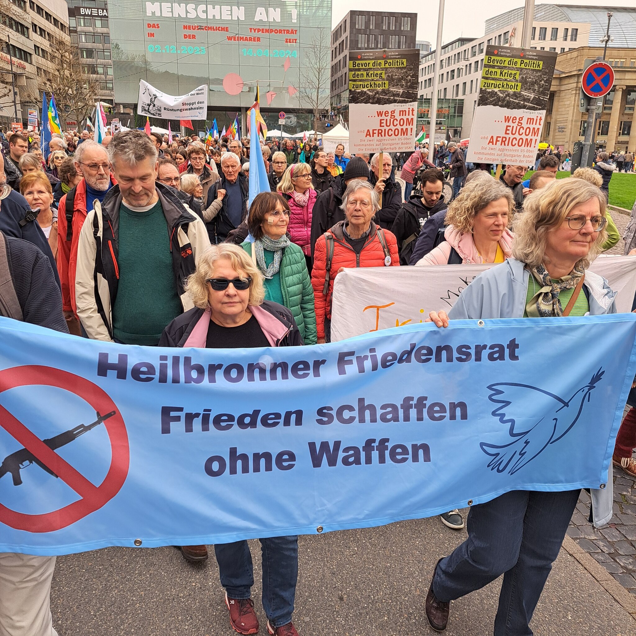Die Waffen nieder: Friedensrat beim Ostermarsch - Heilbronn