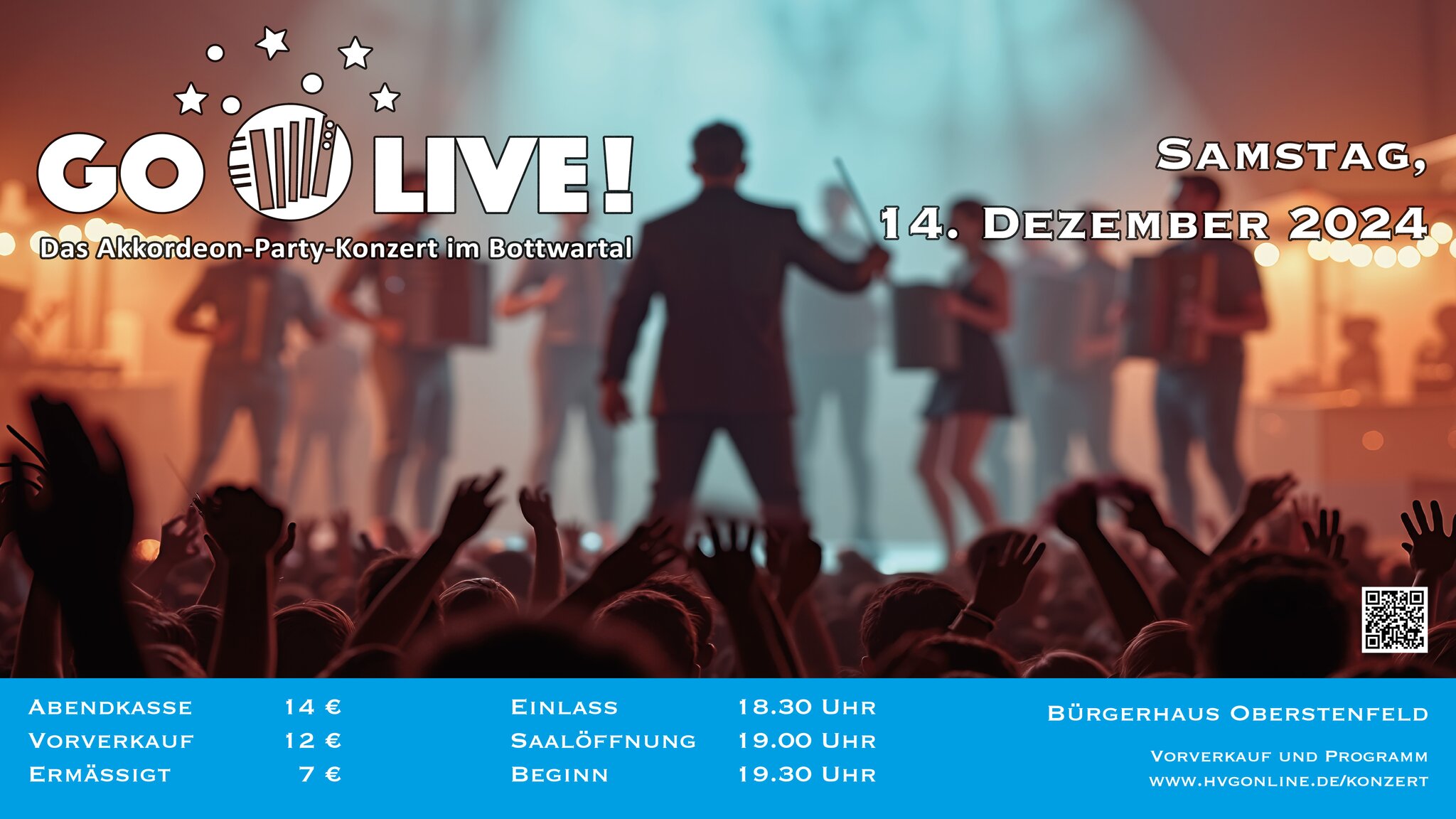 GO live!: Auf geht’s zum Akkordeon-Party-Konzert im Bottwartal! - Oberstenfeld