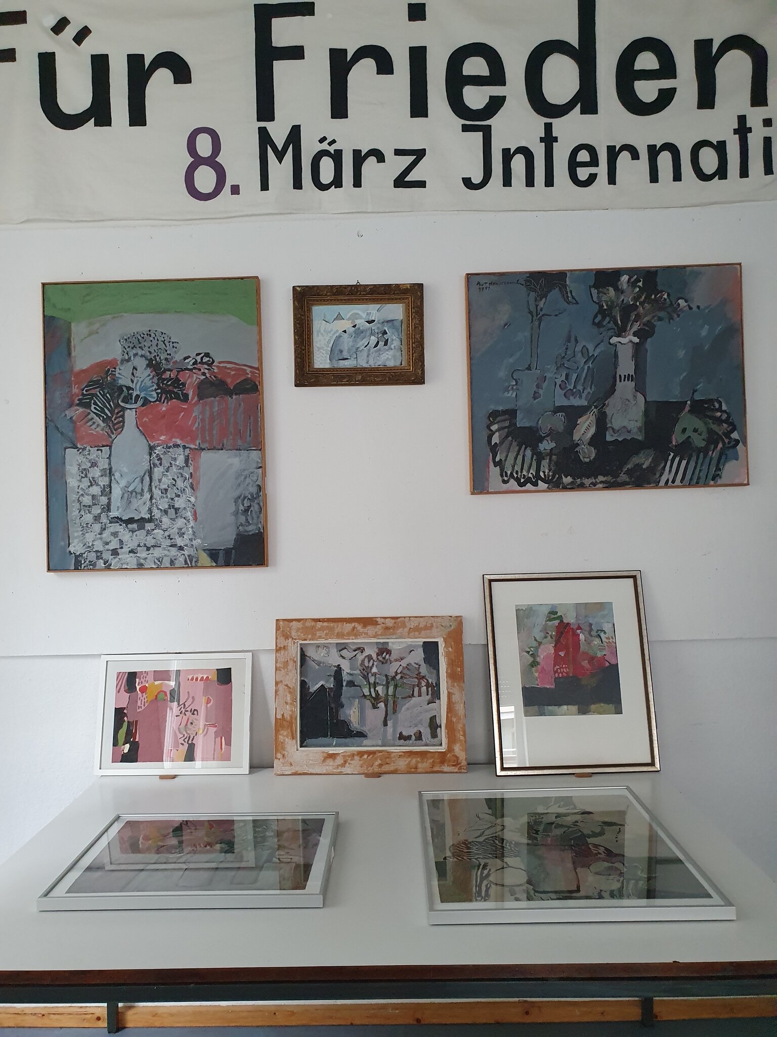 erfolgreiche Verkaufsausstellung mit: Bildern von Rut Hanselmann ...