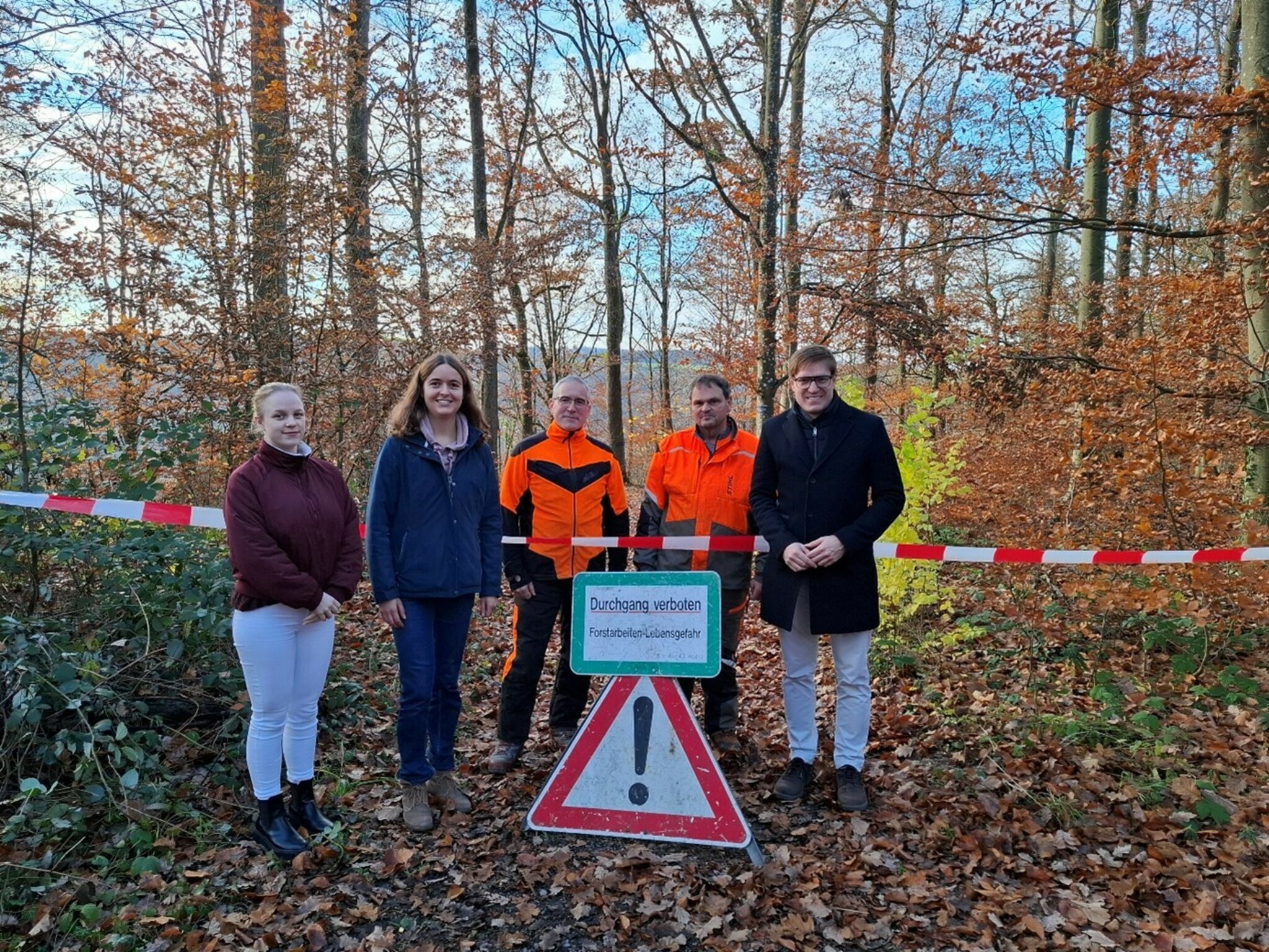 Besuch bei den Waldarbeitern - Oberstenfeld