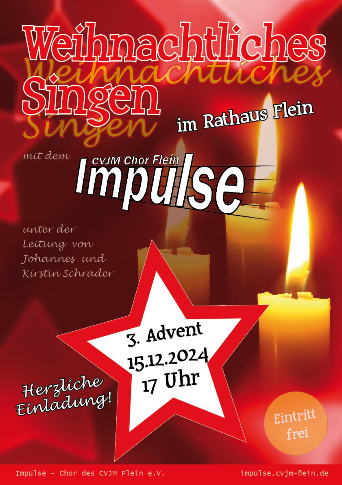 Weihnachtliches Singen im Fleiner Rathausfoyer: WEIHNACHTLICHES SINGEN AM 3. ADVENT UM 17 UHR IM ...