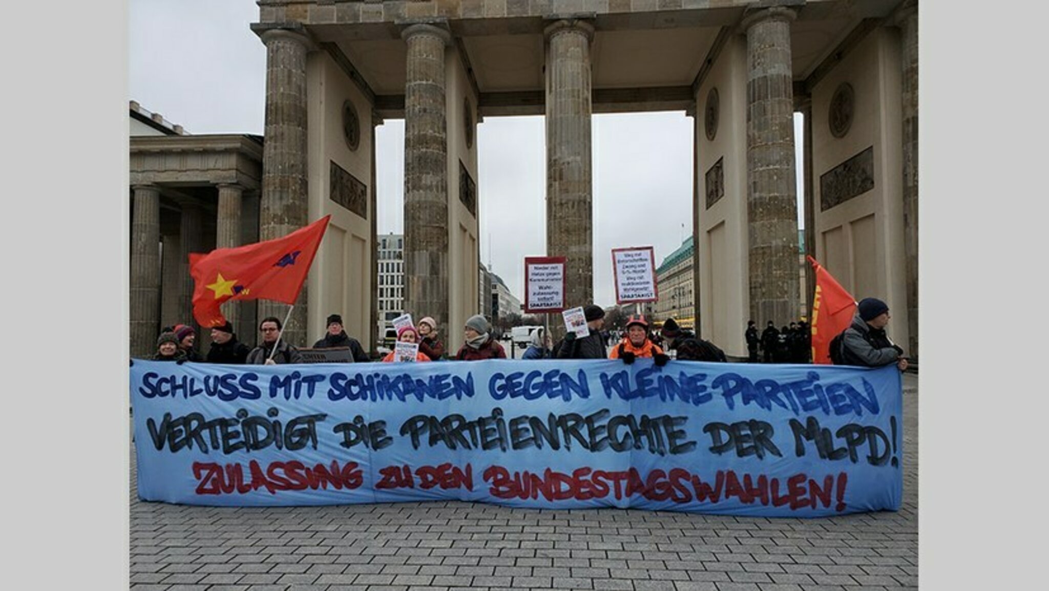 Demokratischer Protest hat Erfolg!: Zulassung der MLPD zu den Wahlen ...