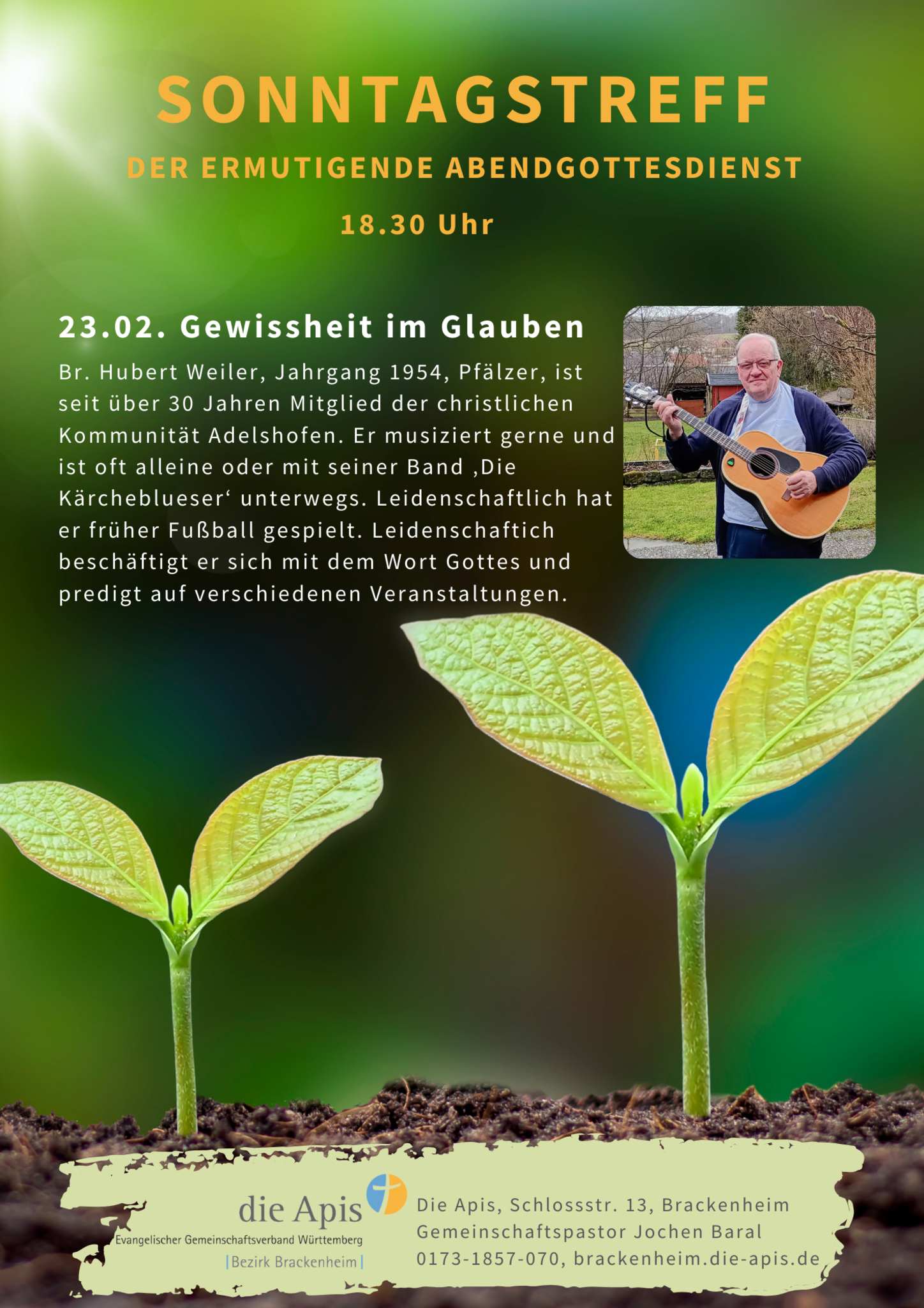 Ermutigender Abendgottesdienst: Was kann mir Gewissheit im Glauben ...