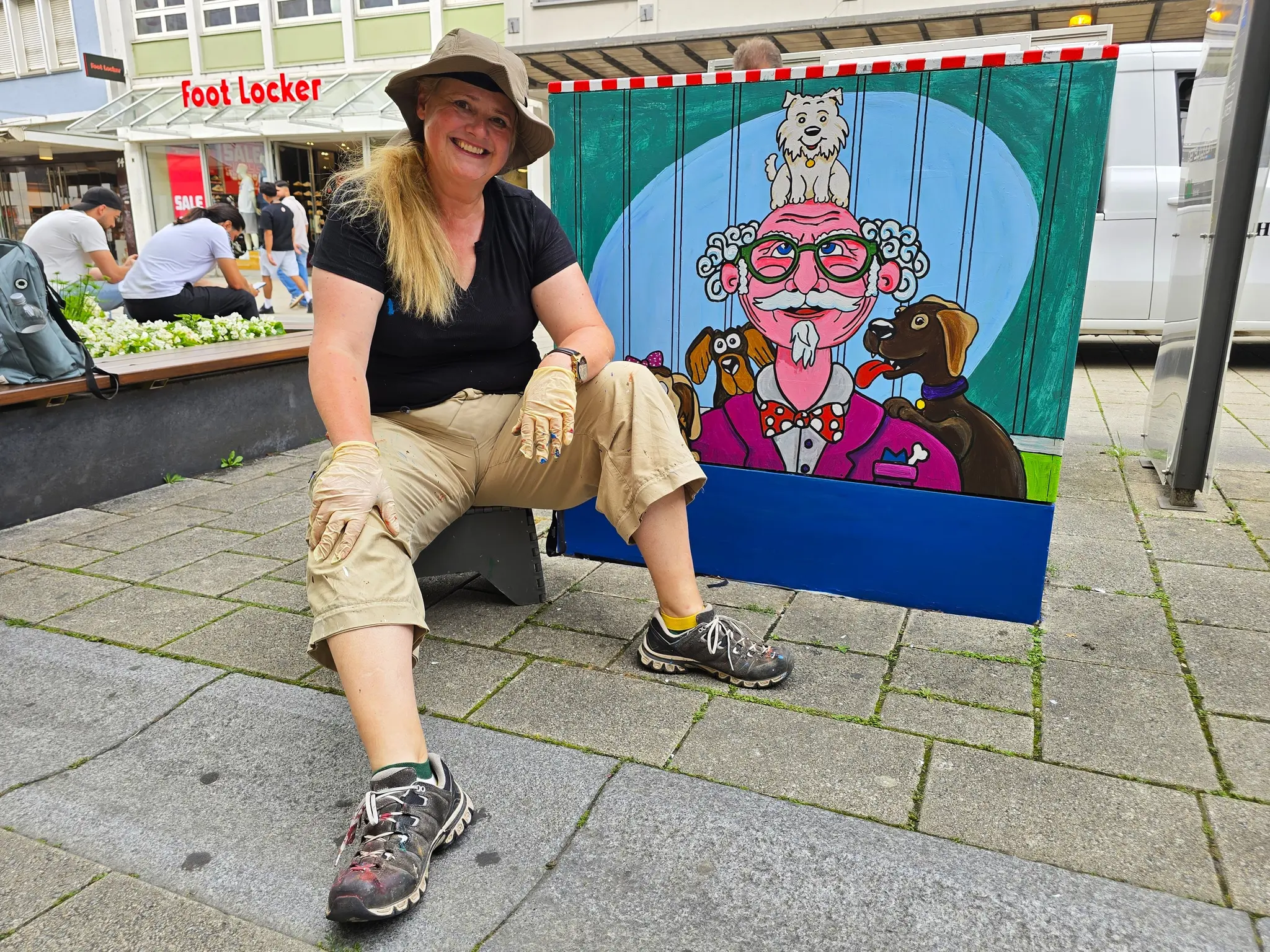 STREETART: Ein erneutes Treffen mit Ellen Fridenberg - Heilbronn