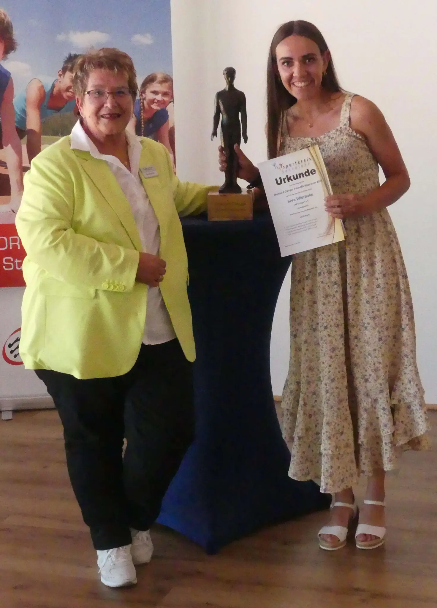 Talentförderung: Eberhard Gienger Talentförderpreis - Niedernhall