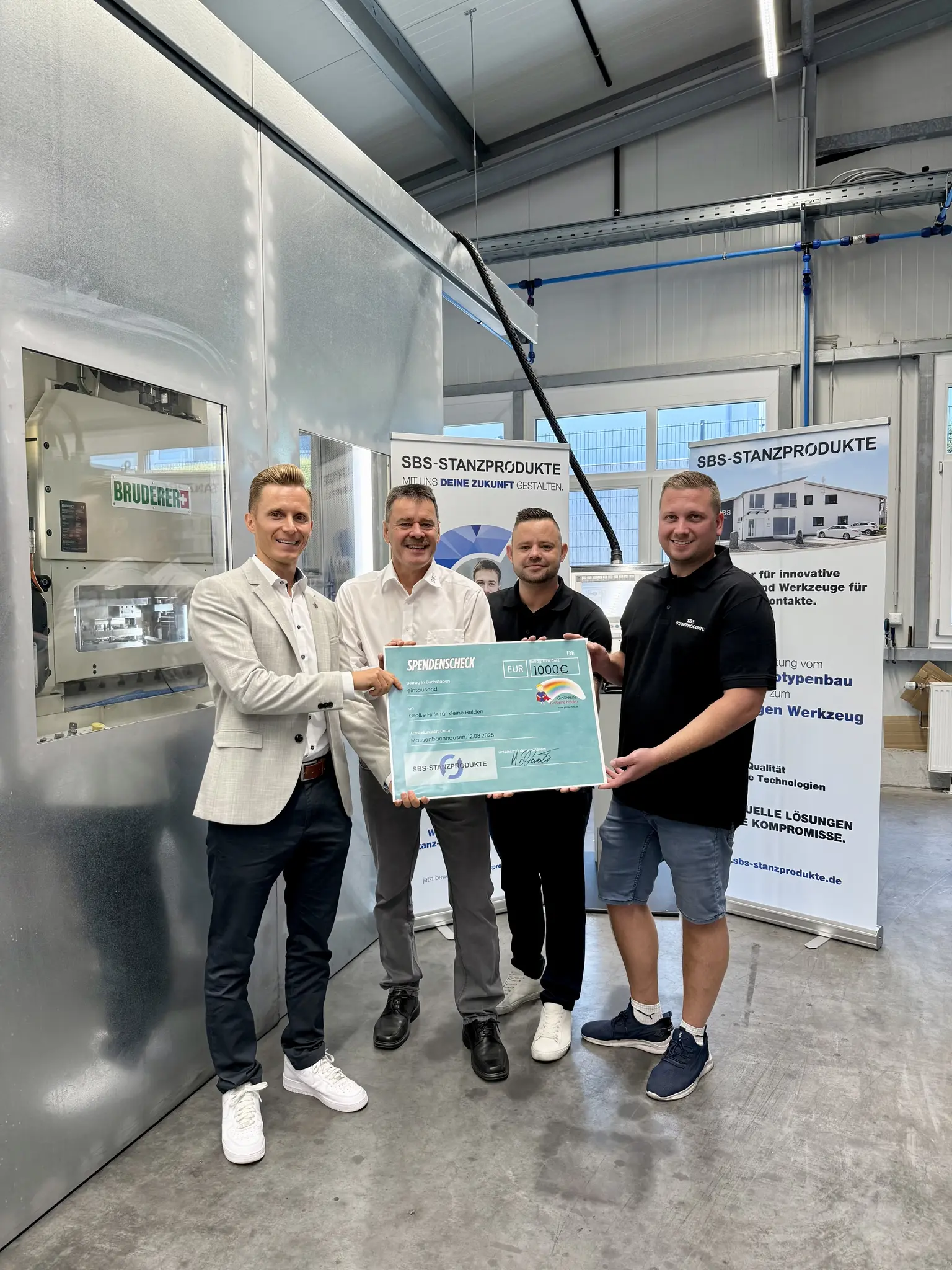 Nachhaltigkeit: SBS-Stanzprodukte GmbH spendet für „kleine Helden ...