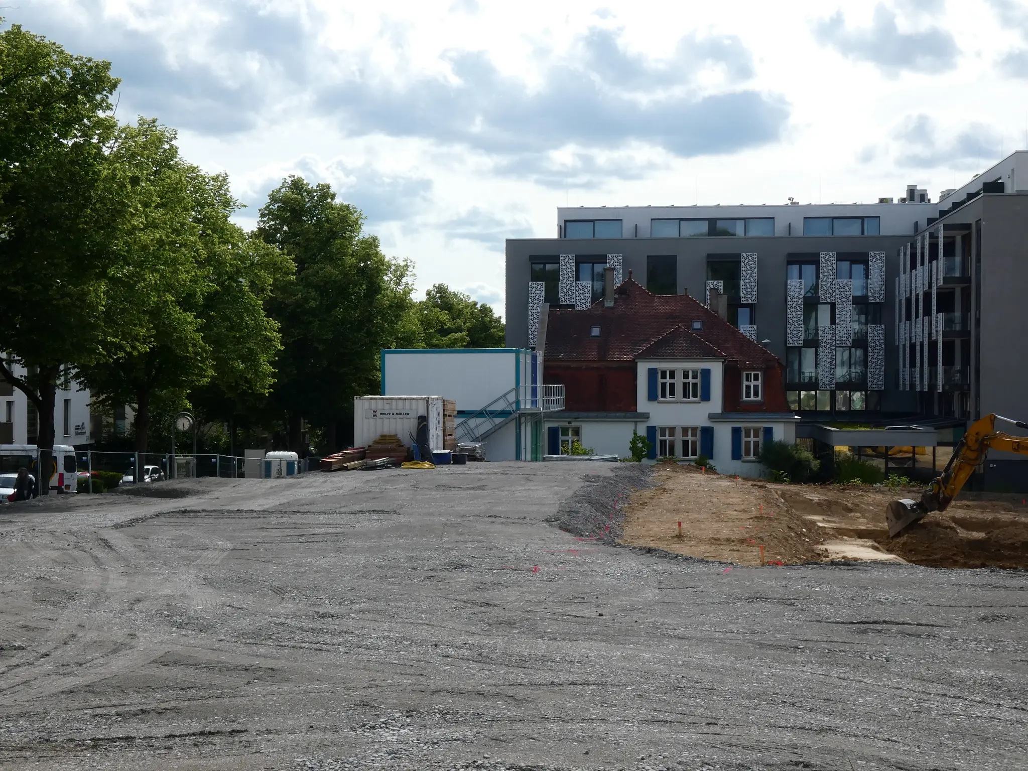 Es geht weiter voran in Bad Rappenau: Die Baustelle für den Neubau des ...