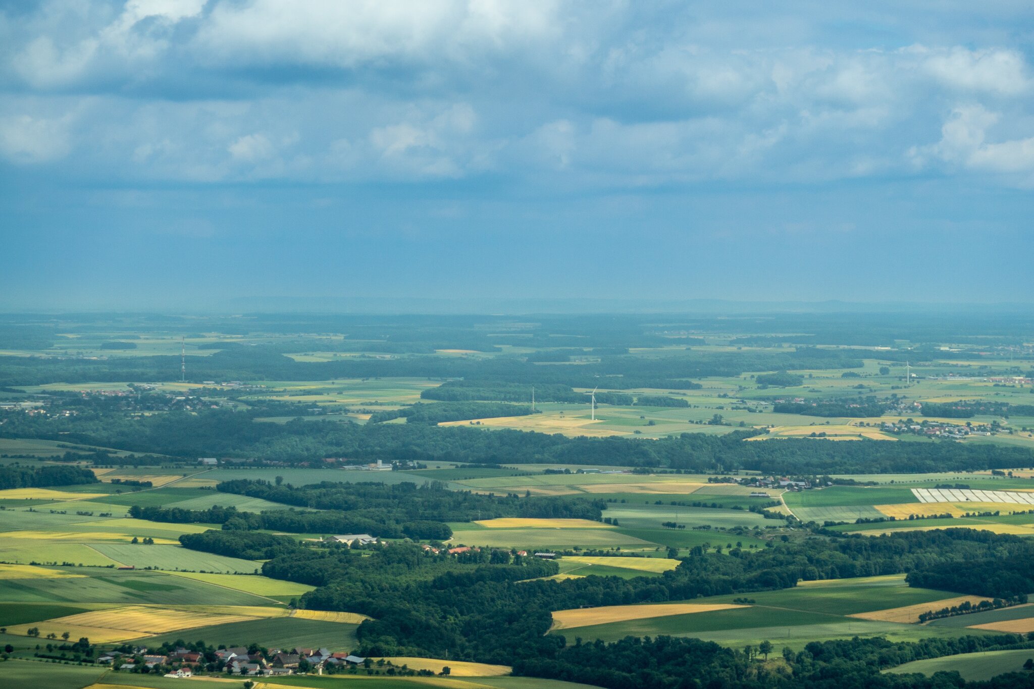 Hohenlohe von oben: Hohenloher Ebene