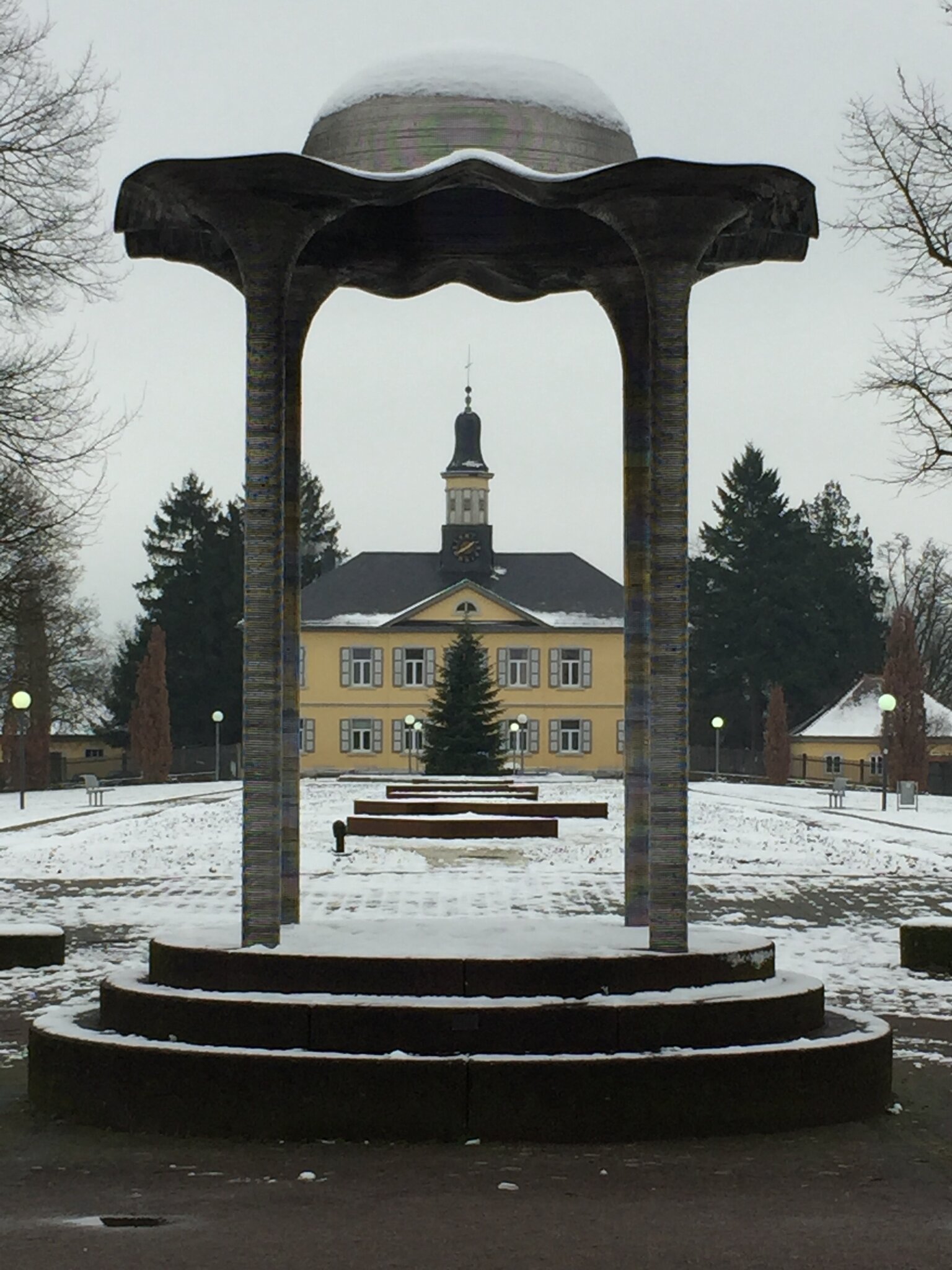 Bad Rappenau - winterlicher Kurpark