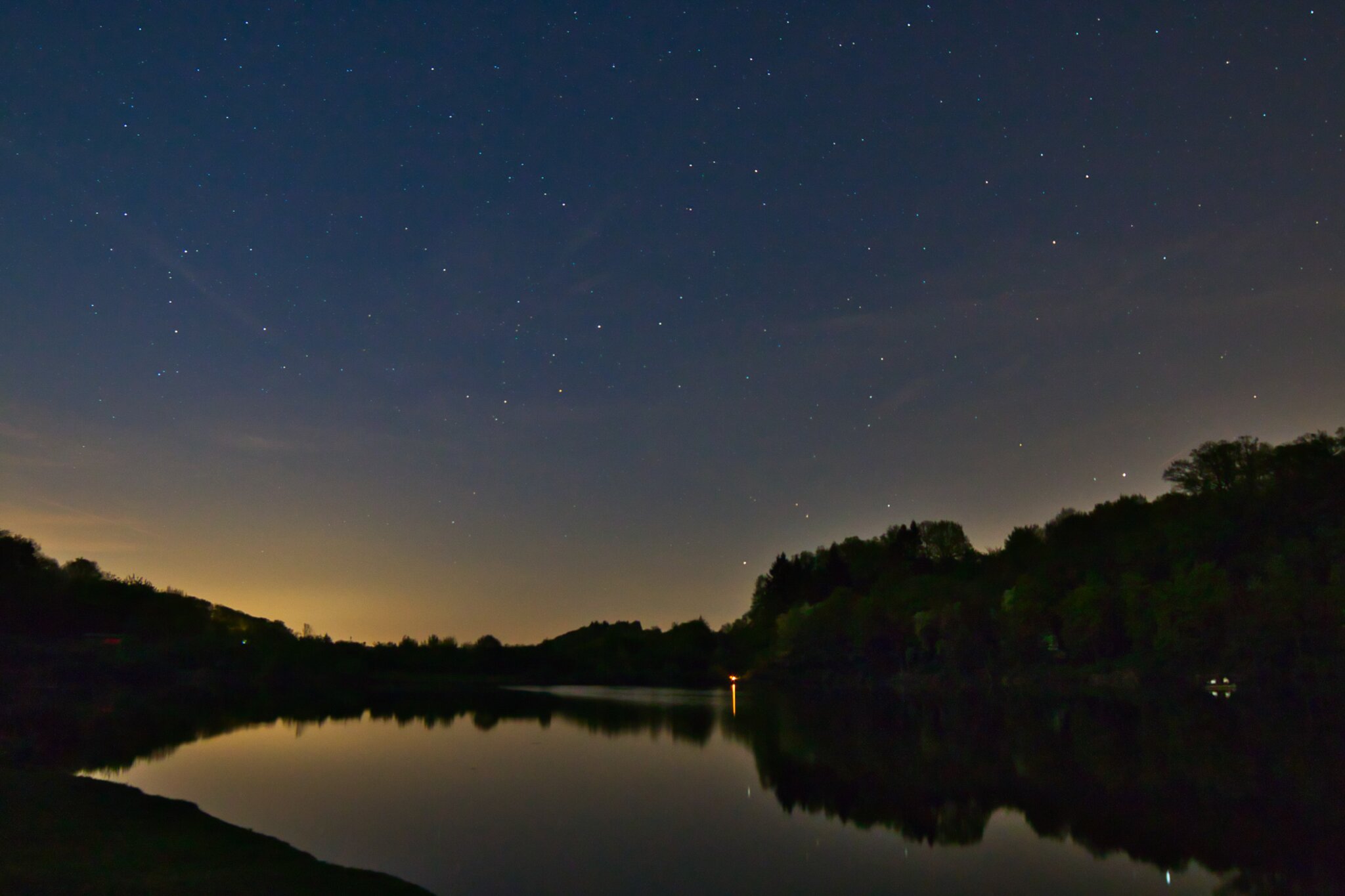 Sternenhimmel überm Katzenbachsee bei Zaberfeld 2