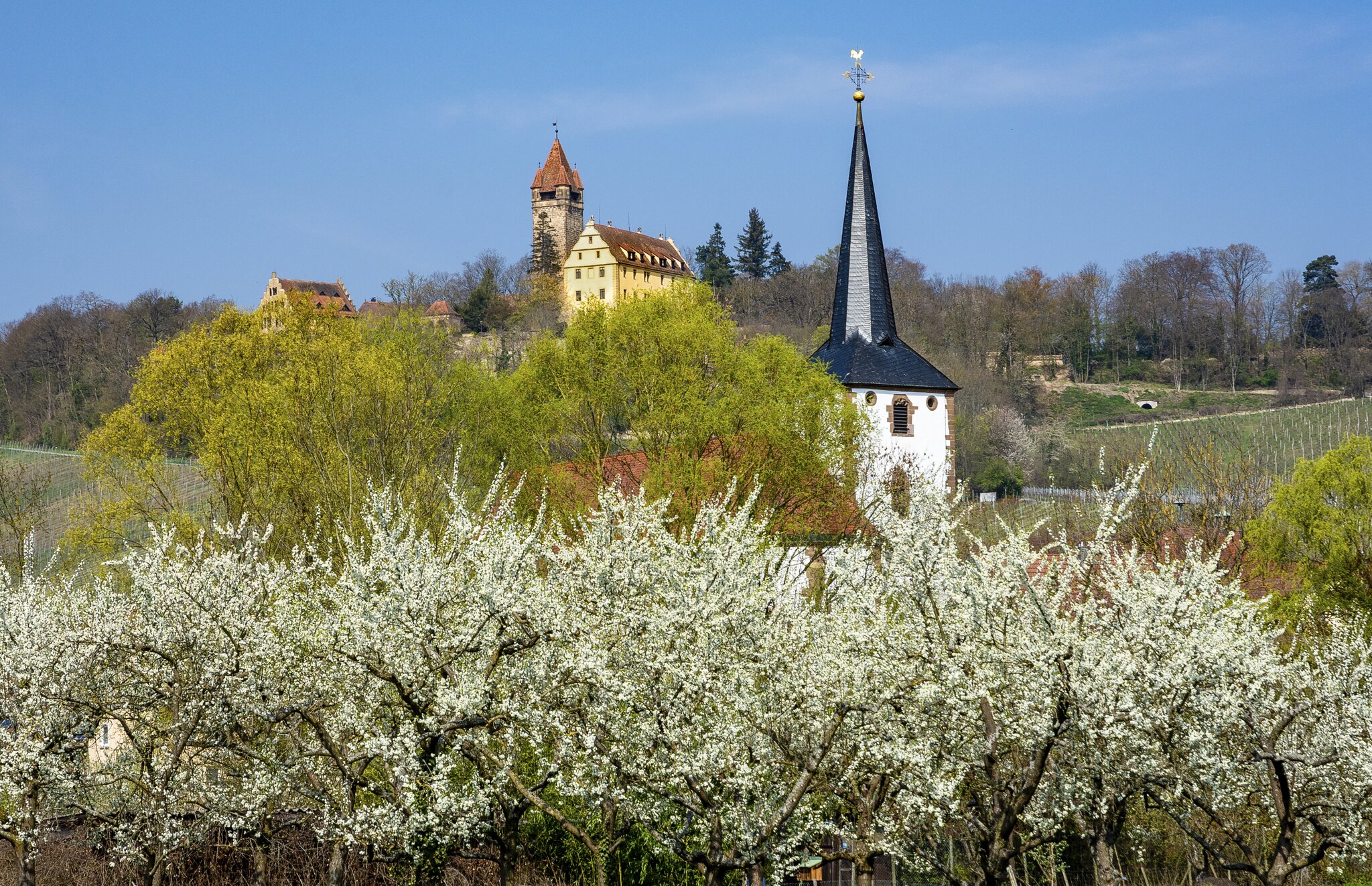 Schloss Stocksberg und Kirche St. Ulrich (Stockheim)