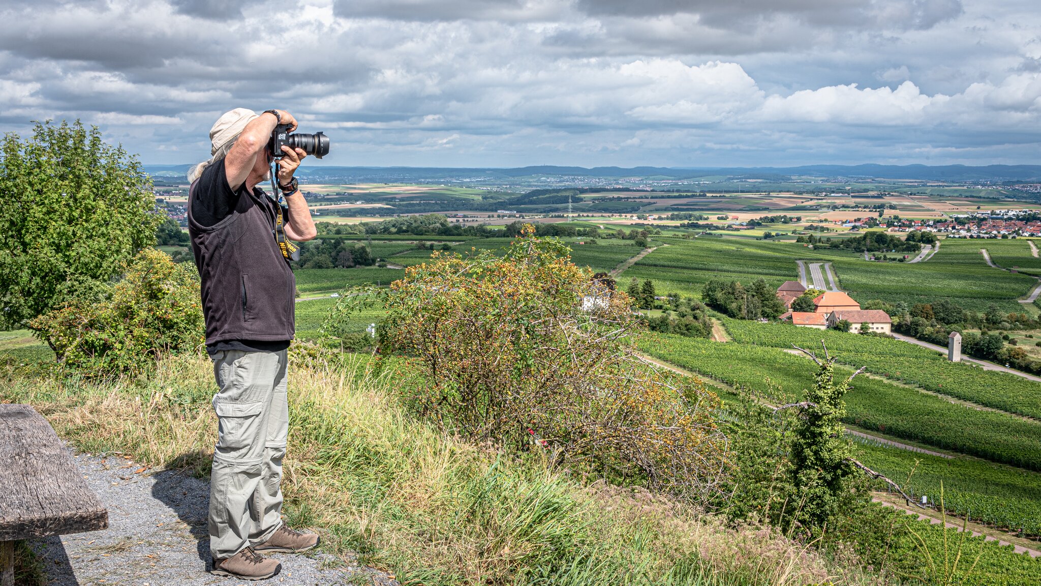 Ein Panorama entsteht * Michael beim 7. Klick