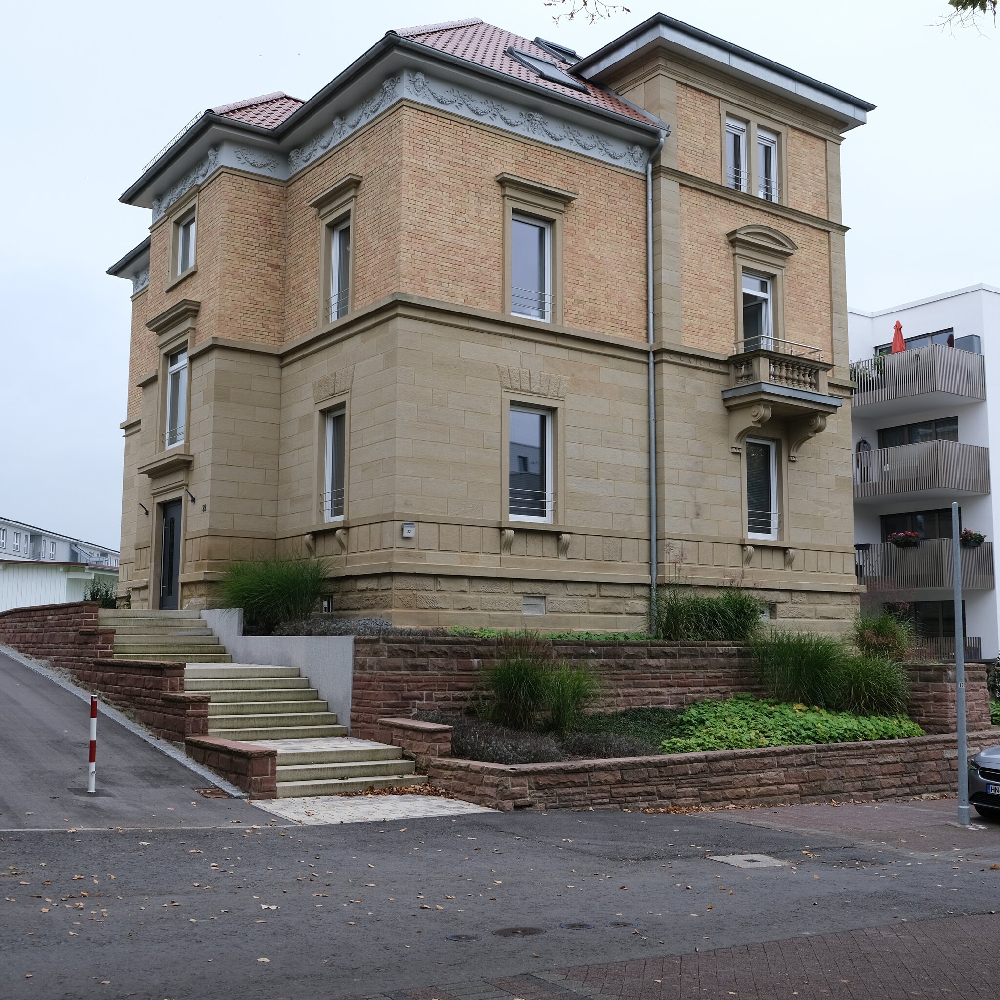 Die alte Villa.